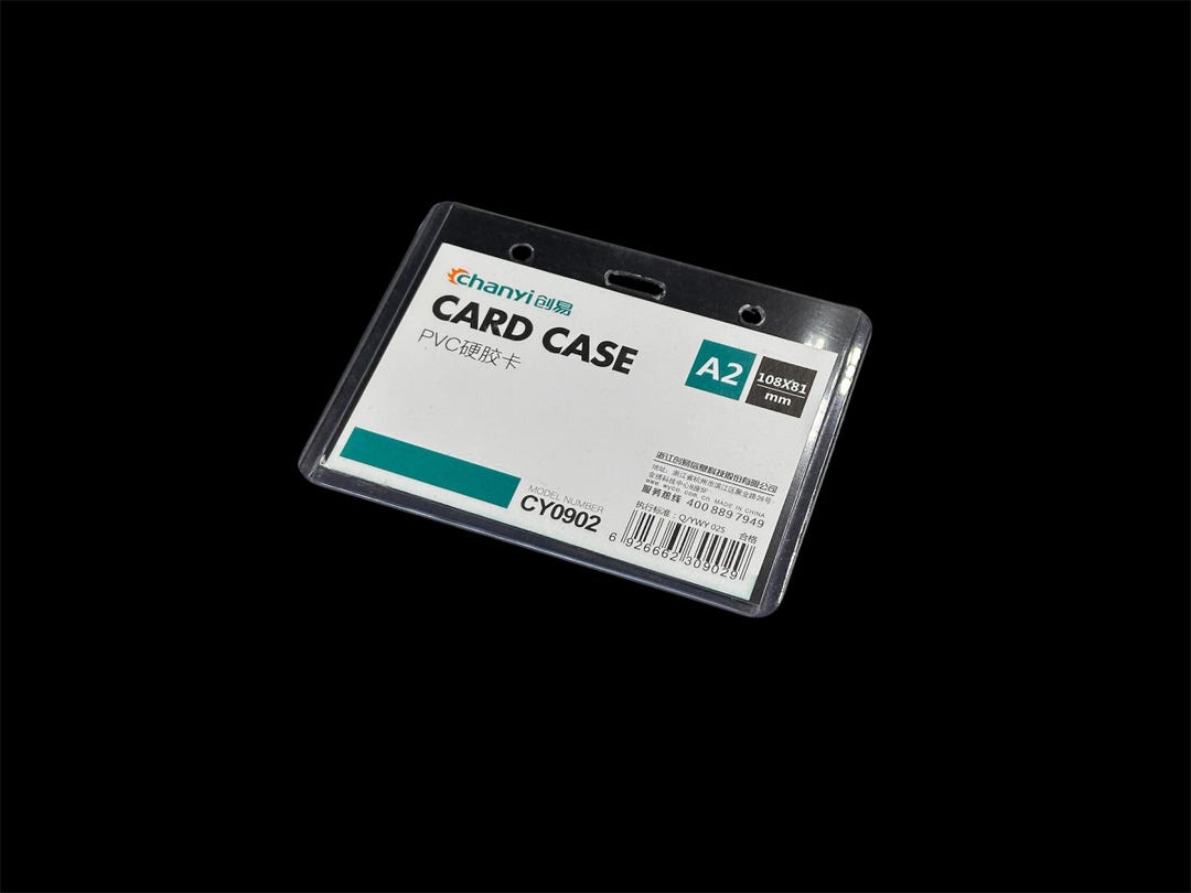 Clear Plastic ID 10,5х8 Cm, Badge Holder, Durable Transparent Card ...