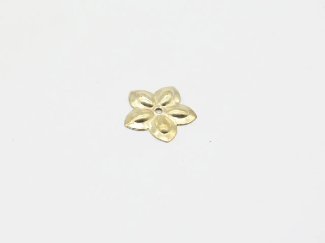 Small Metal Decor Gold Flower, Metal Decor, Decorative Elements ...