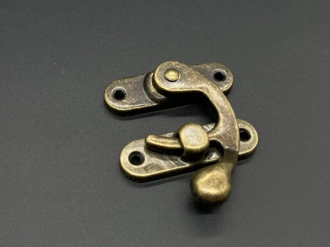 Bronze Lock, Decorative Latch for Box, Box Fastener, Furniture Buckle ...