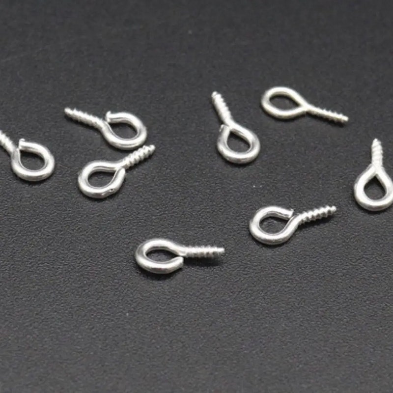 Tiny Eye Screws - Etsy