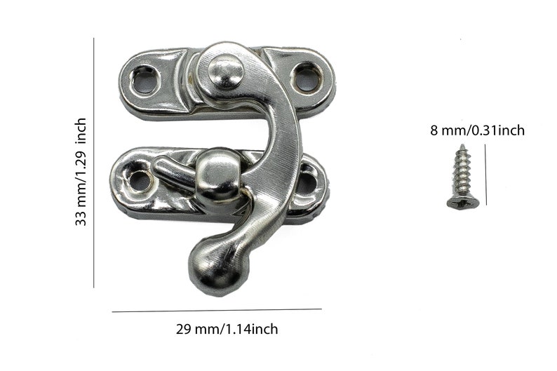 Jewelry Box Latch, Small Furniture Hardware, Gift Box Latches, Small ...