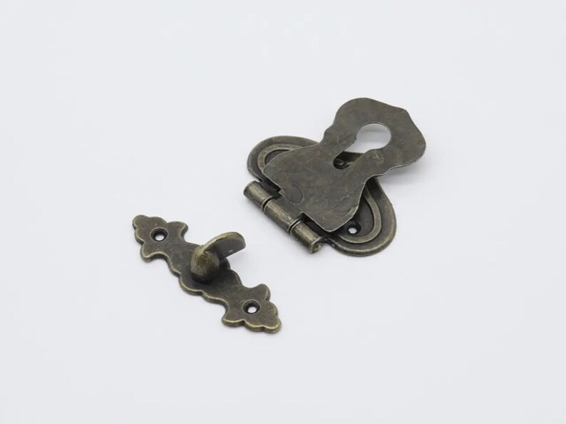 Vintage Lock, Decorative Latch for Box, Antique Lock, Wooden Box Lock ...