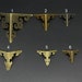 Book Metal Corner Guards Set of 10, Metal Book Covers, Table Corners ...