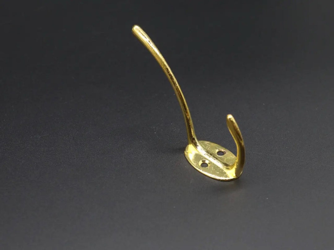 Gold Hook 70x20 Mm - Vintage Gold Wall Hook, the Furniture Hanger ...