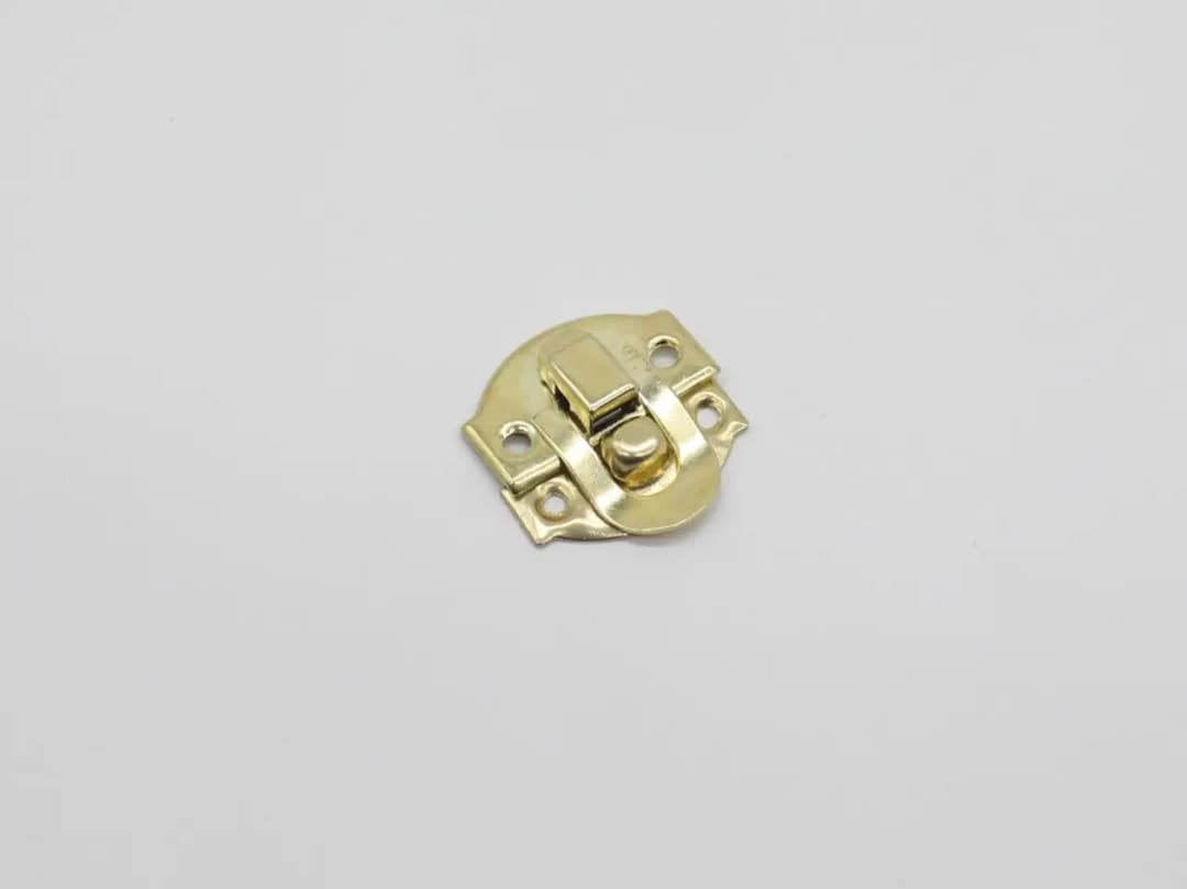 Gold Latch, Metal Lock, Box Hardware, Gold Metal Decor, Small Clasp ...