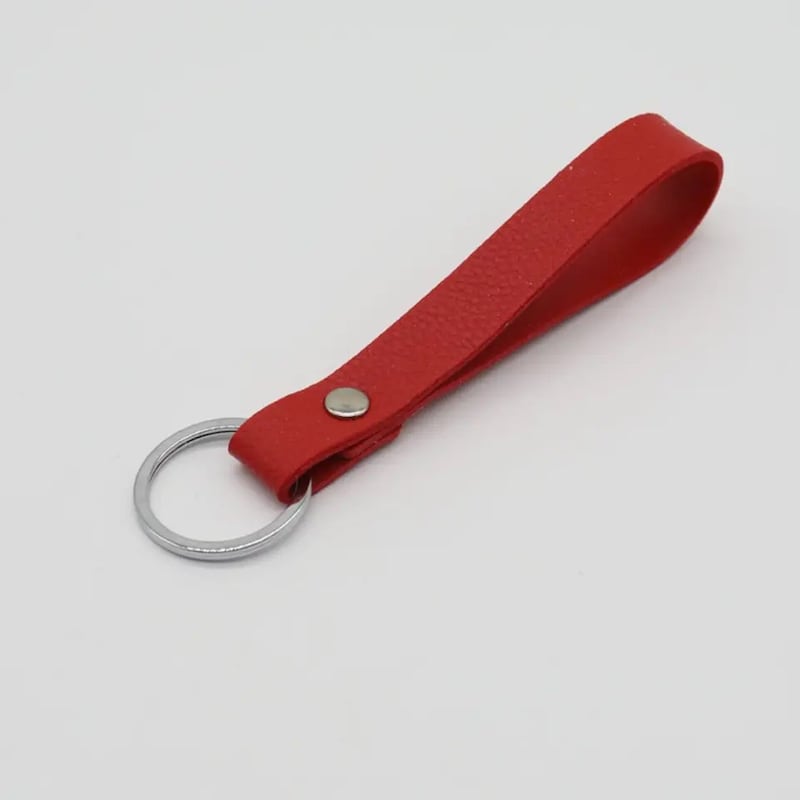 Leather Keychain - Etsy