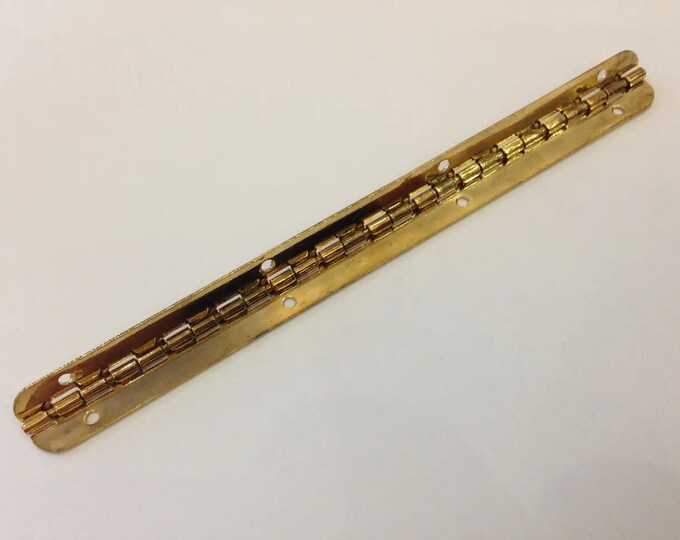 Brass Plated 7.5 L Piano or Continuous Stop Hinge 90 Degrees for ...