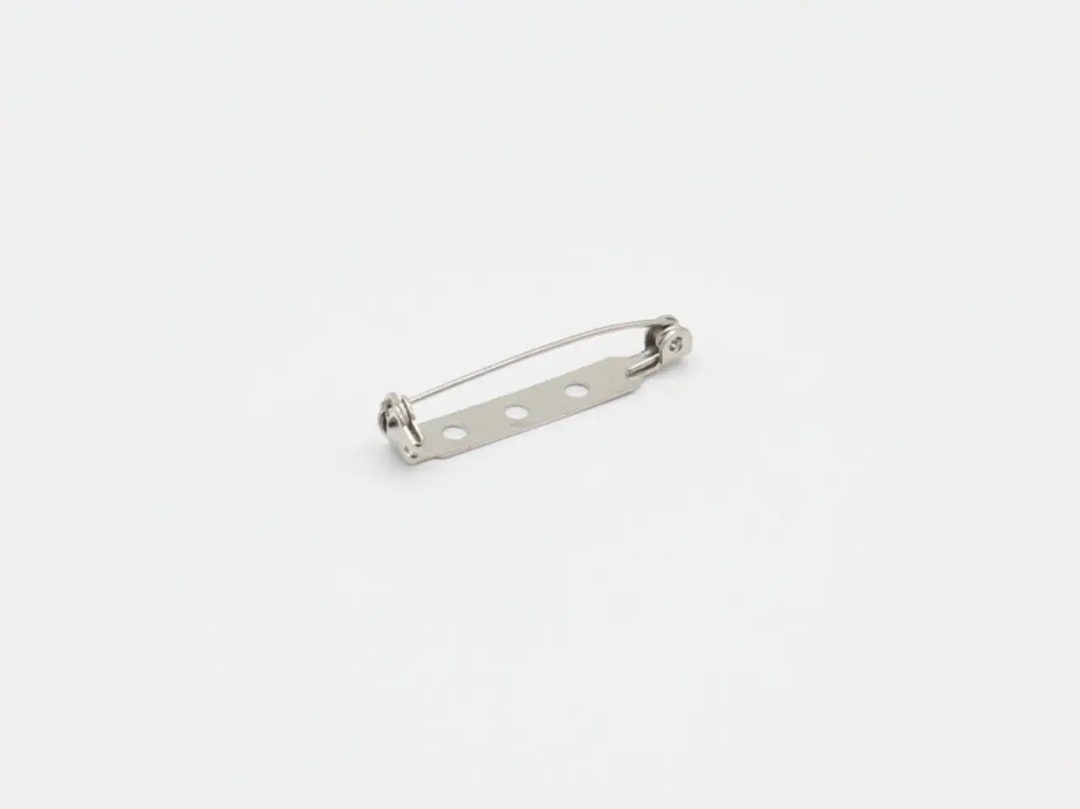 Euro Pin for Badges With a Clamp, Pins for Icon, Safety Pin, Silver ...