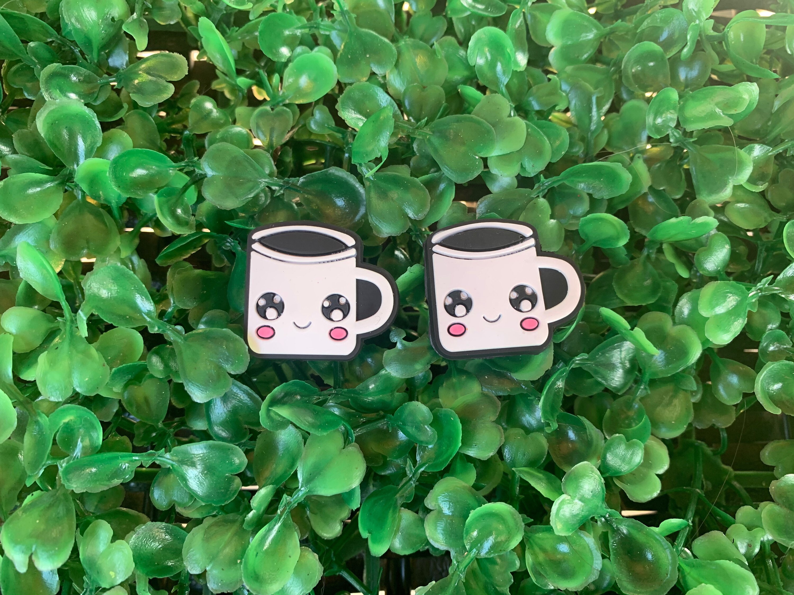 2pc cute coffee mugs croc charms | Etsy