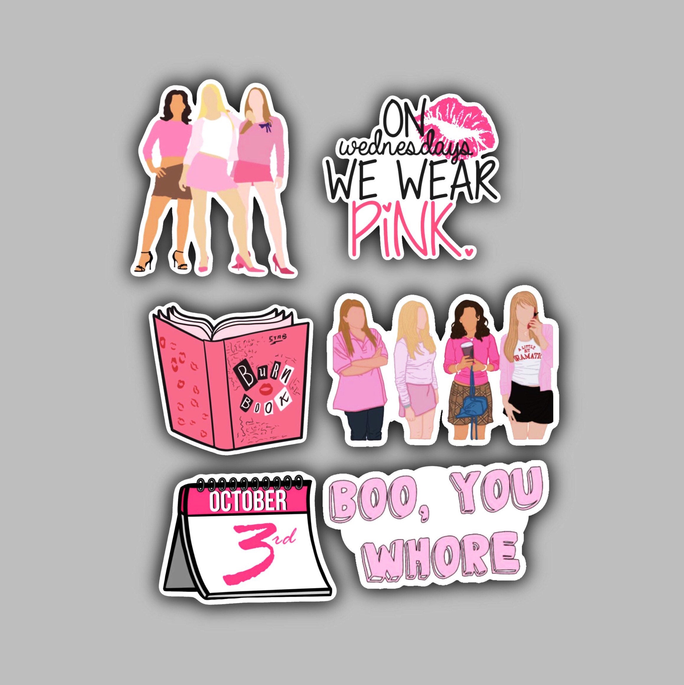 Mean Girl Stickers Etsy