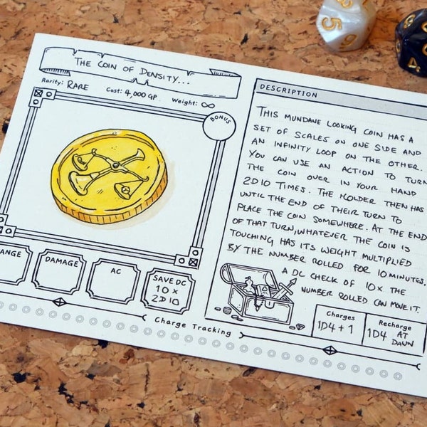 Dnd Item Cards - Etsy