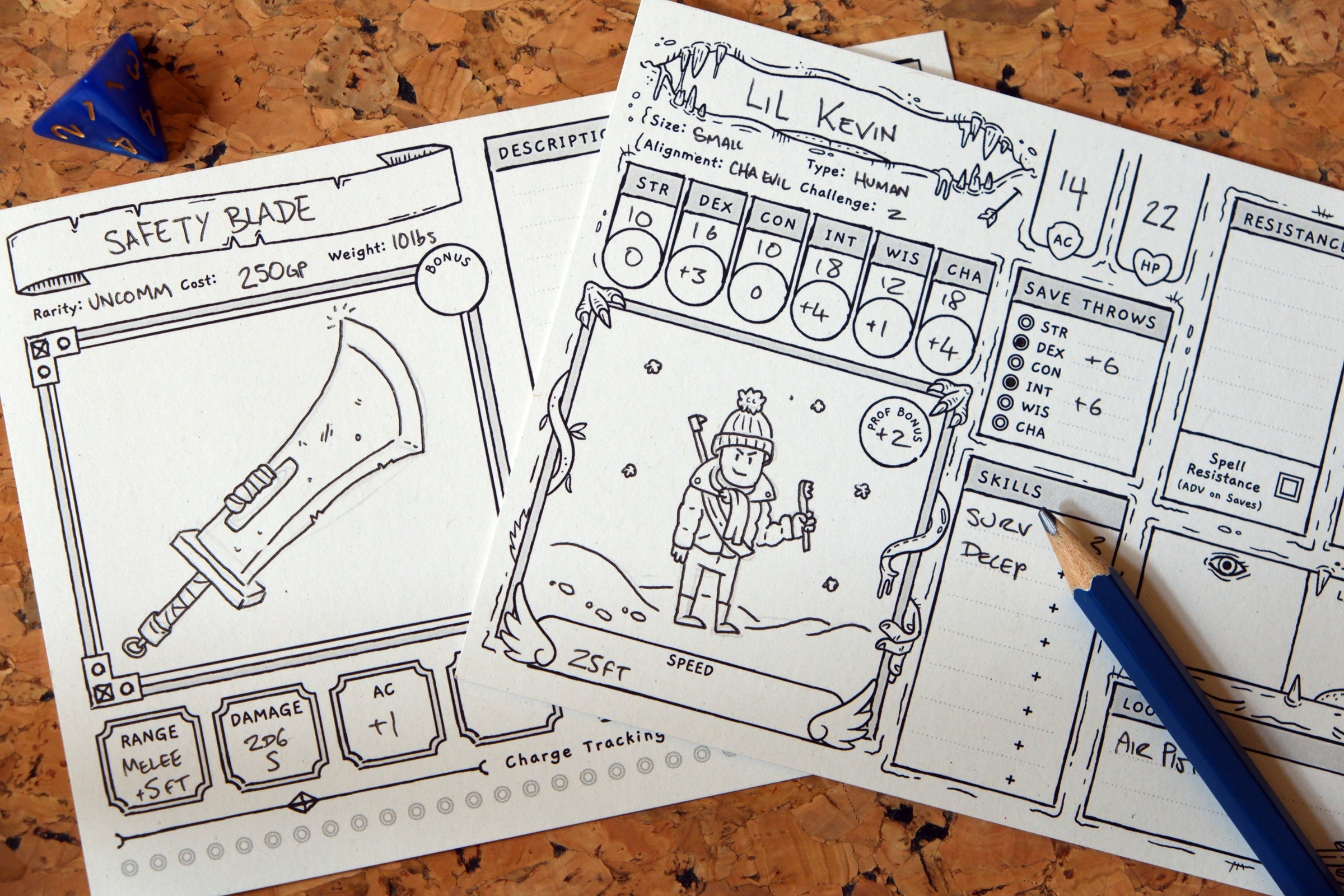COMBO PACK Dnd 5e Monster and Magical Item Cards Fillable - Etsy