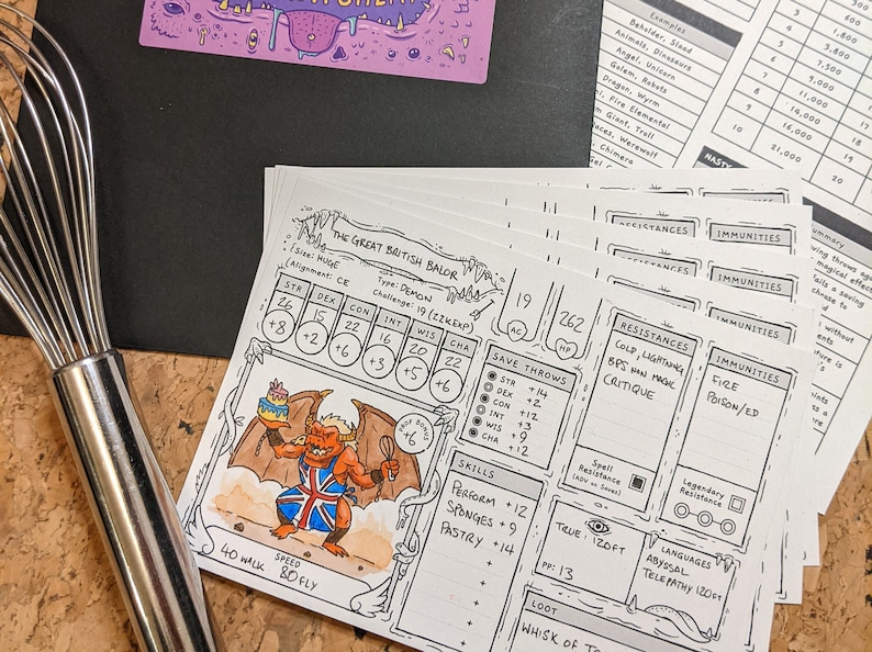 COMBO PACK Dnd 5e Monster and Magical Item Cards Fillable - Etsy