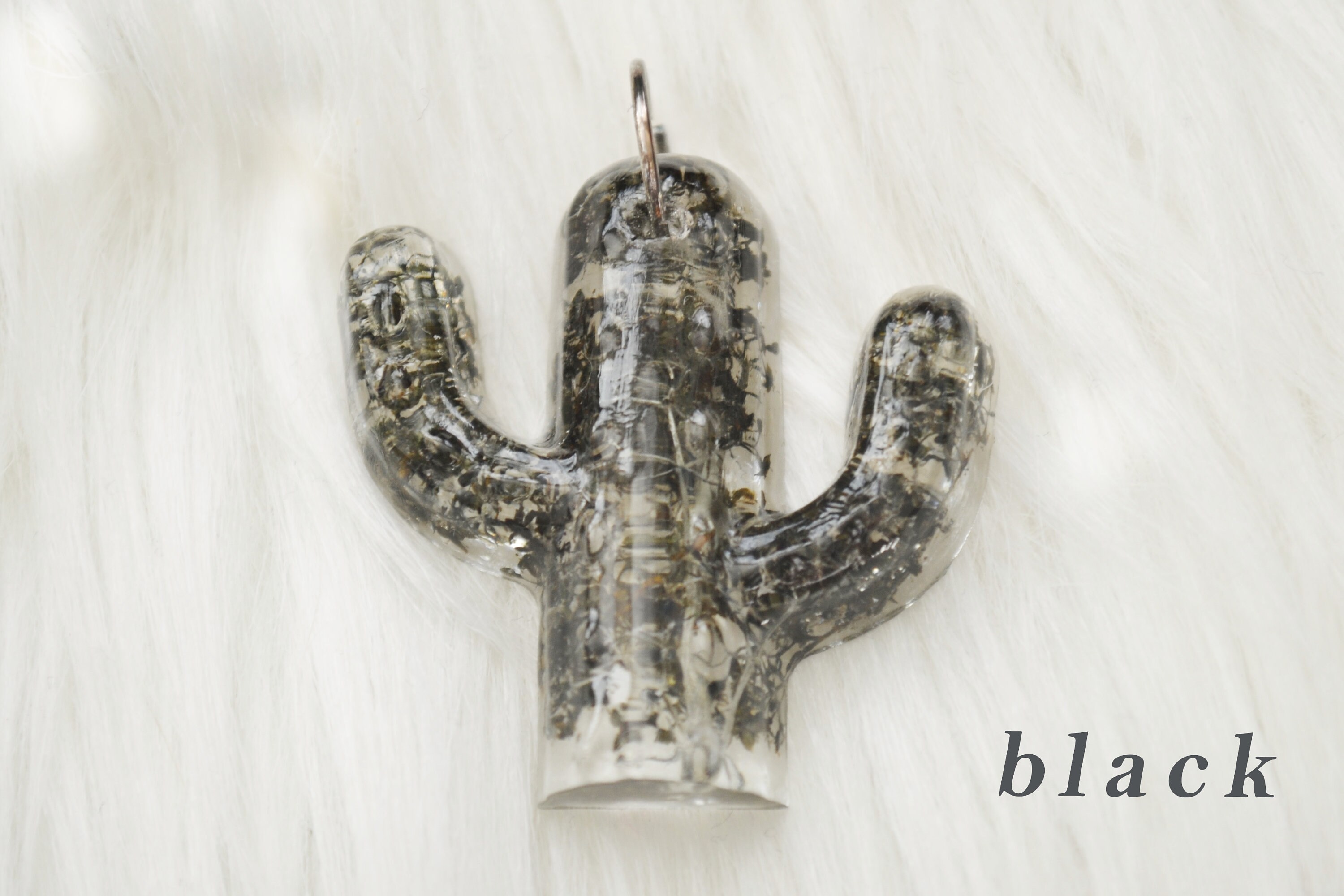 Cactus Pendant Handmade Charm With Real Dry Flowers. Floral - Etsy