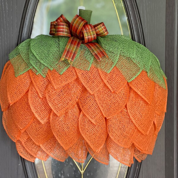 3d Pumpkin Wreath - Etsy