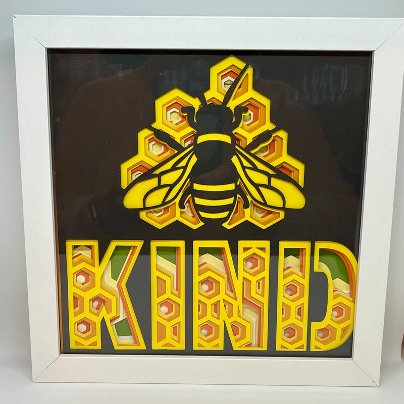 Bee Shadow Box - Etsy