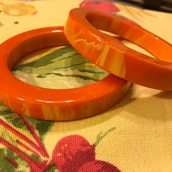 Orange Bakelite - Etsy