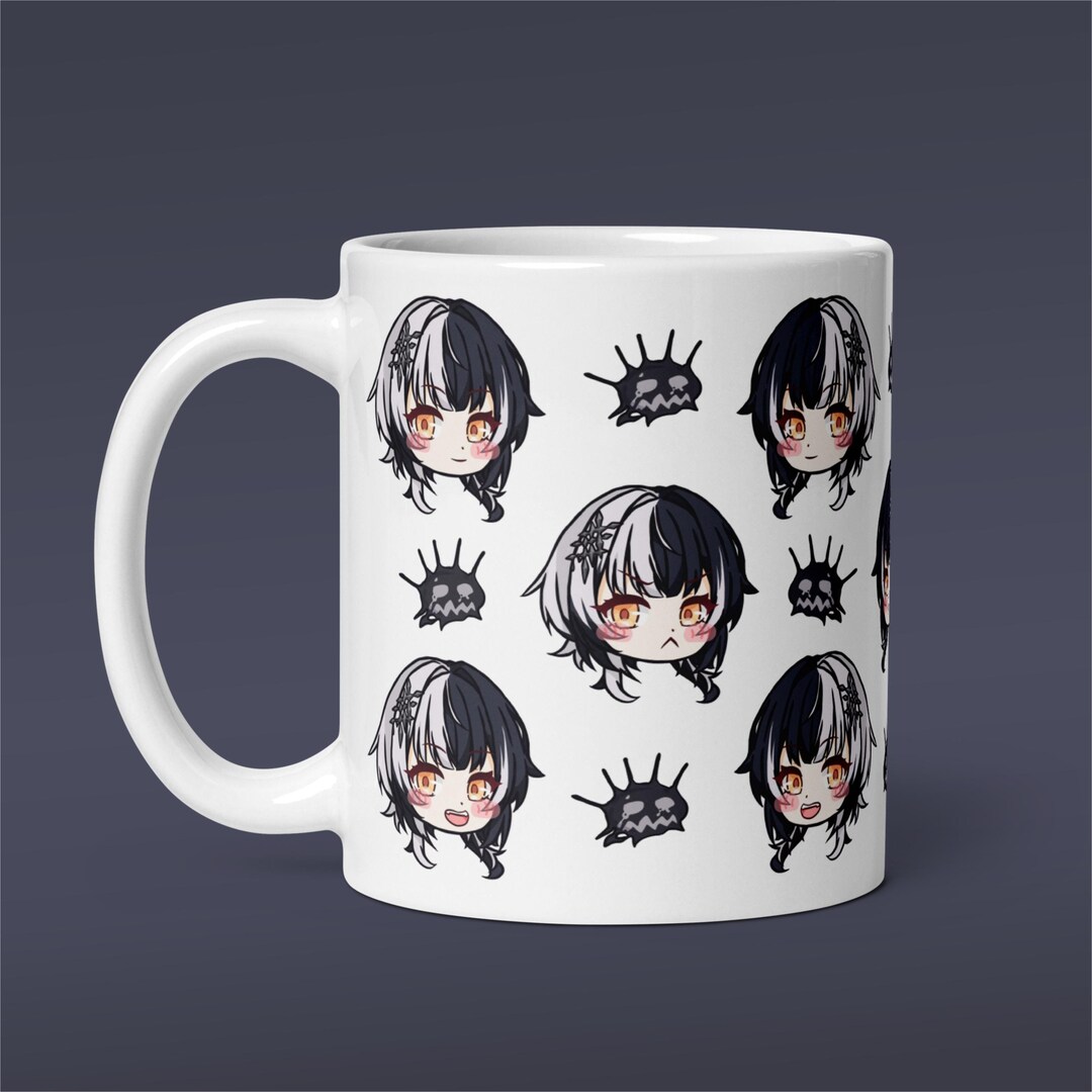 Chibi Shiori Novella Anime Mug, Kawaii Hololive English Advent, Cute ...
