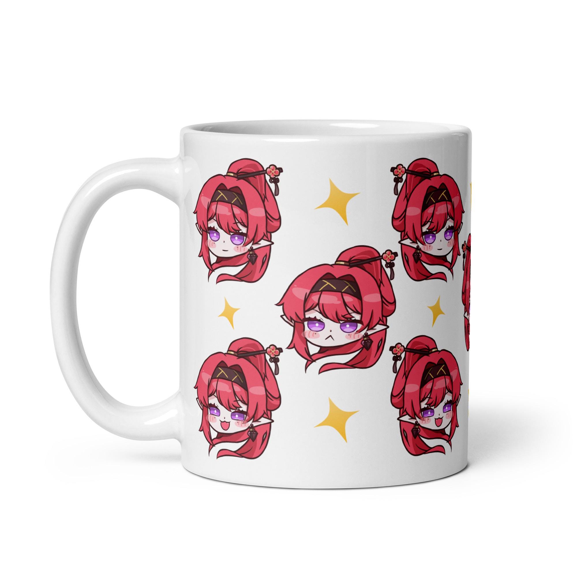 Chibi Yinlin Anime Mug, Kawaii Wuwa Gift, Cute Wuthering Waves Waifu ...