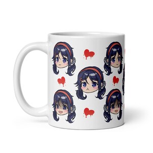 Chibi Mita Miside Mug, Kawaii Gift, Chibi Yandere Videogame Waifu ...