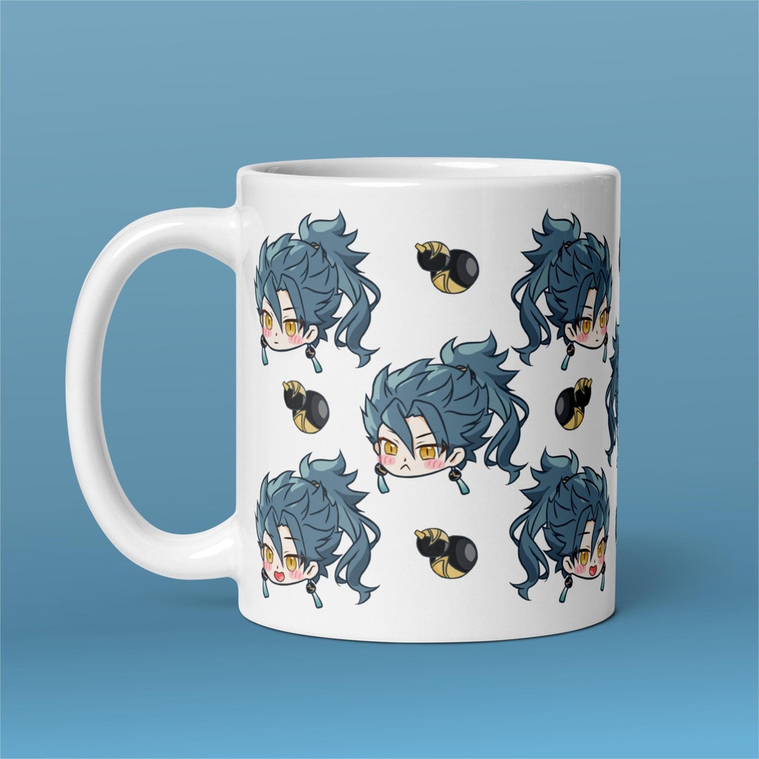 Cute Jiyan Mug, Chibi Wuthering Waves Gift, Kawaii Gaming Wuwa Husbando ...