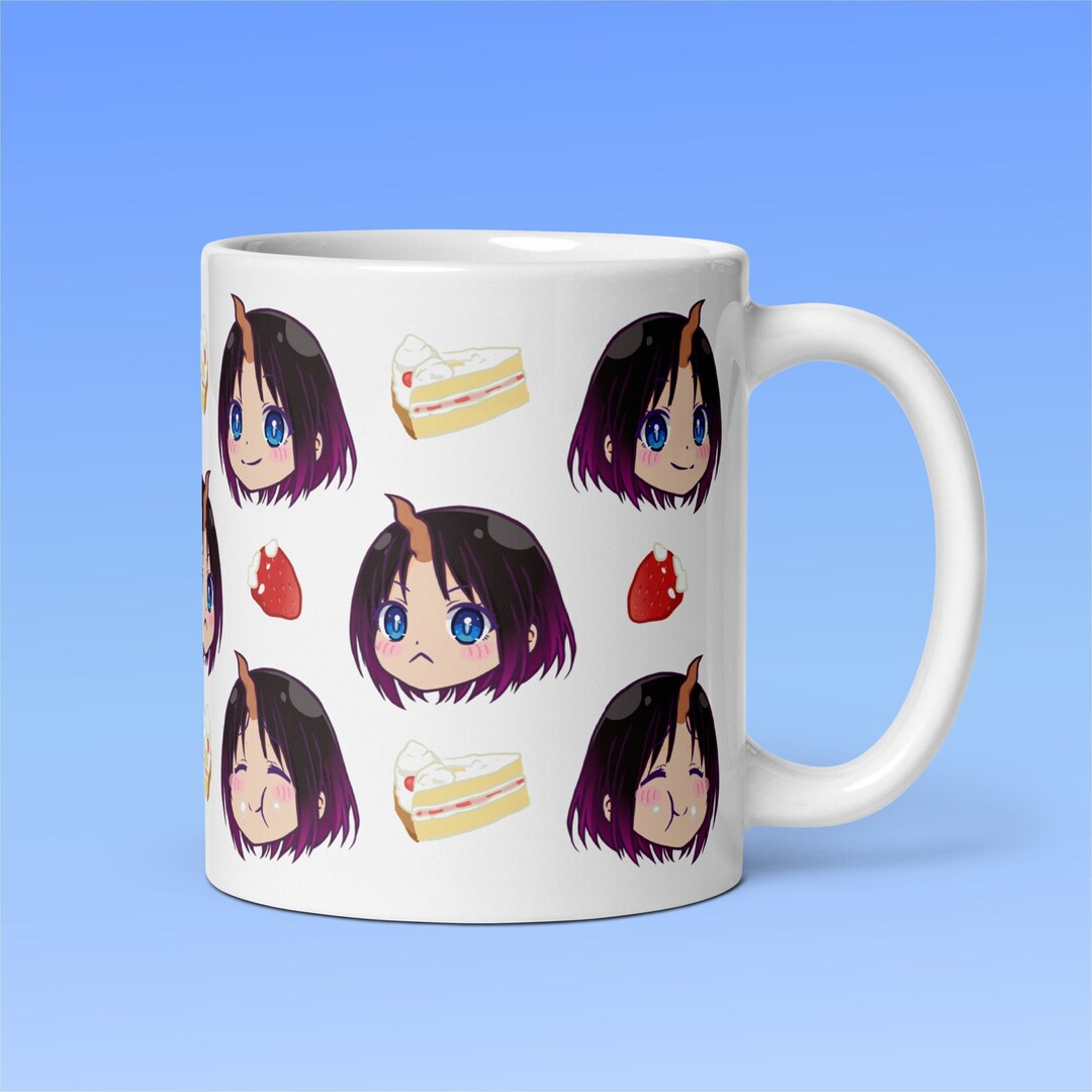 Kawaii Elma Mug, Chibi Dragon Maid, Cute Anime Manga Waifu, Weeb Gift ...