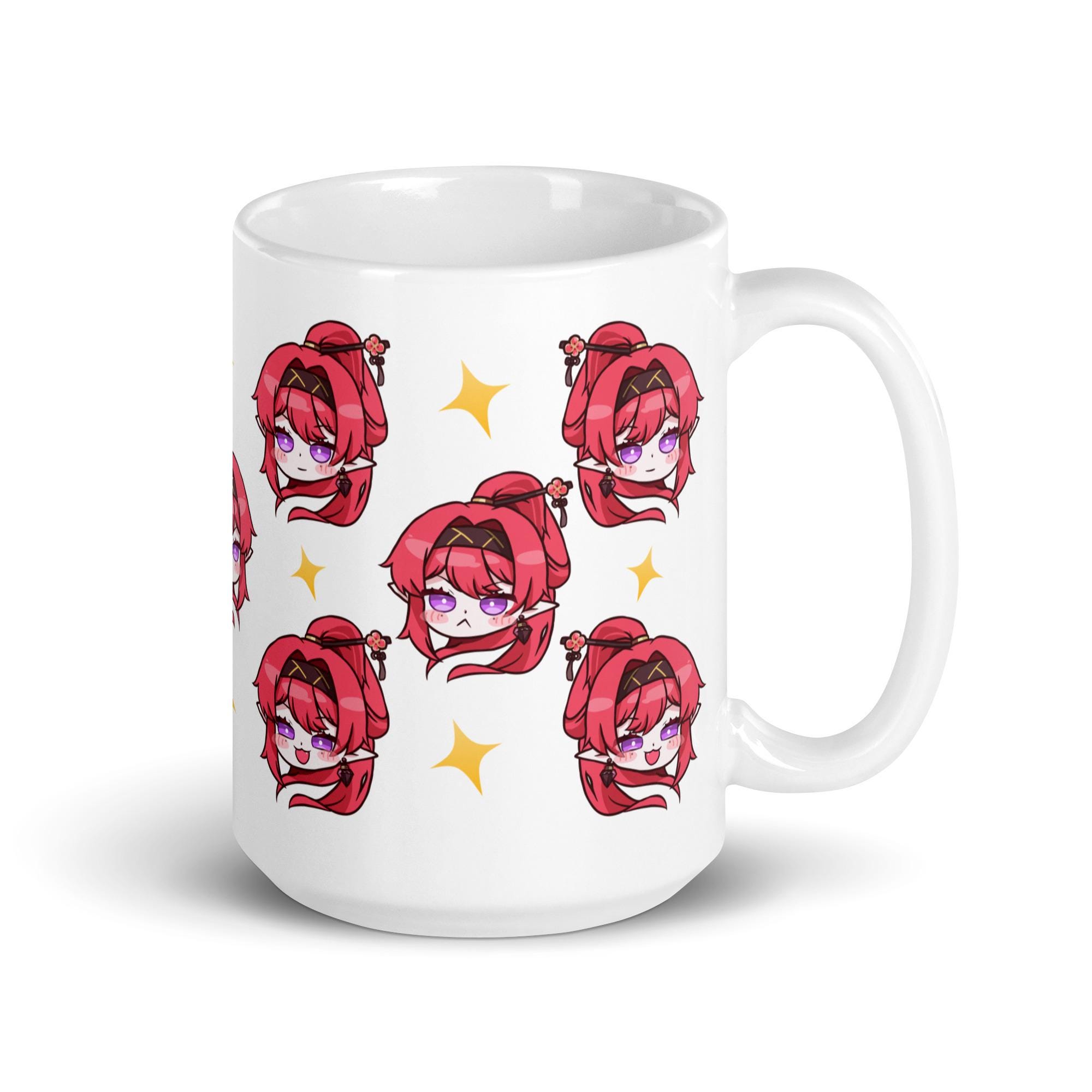 Chibi Yinlin Anime Mug, Kawaii Wuwa Gift, Cute Wuthering Waves Waifu ...