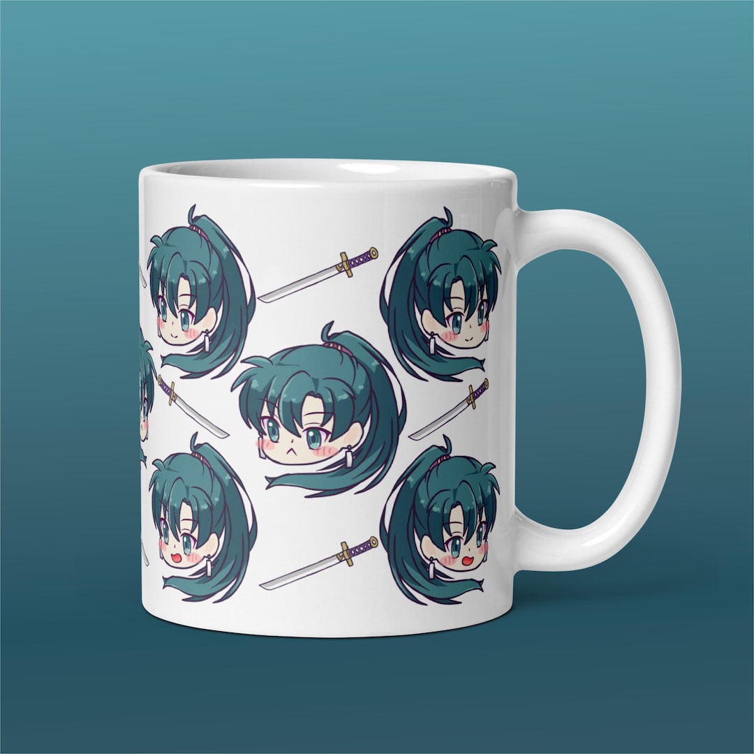 Chibi Lyn FE Mug, Cute Videogames Waifu, Lady Lyndis Gift, Sacae Plains ...