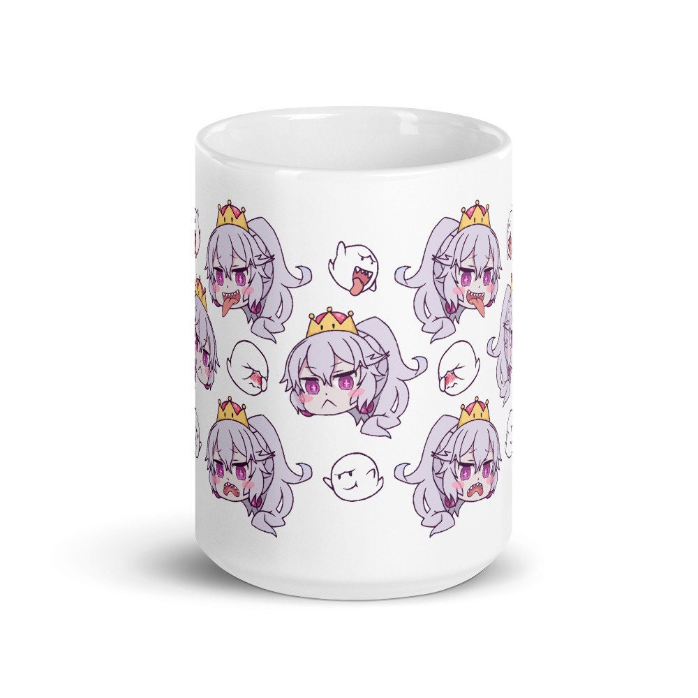 Chibi Princess Booette Boosette Mug Kawaii Cute Boo Gift - Etsy