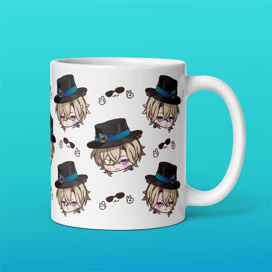 Kawaii Aventurine Mug, Chibi Honkai Star Rail Husbando, Trailblazer ...