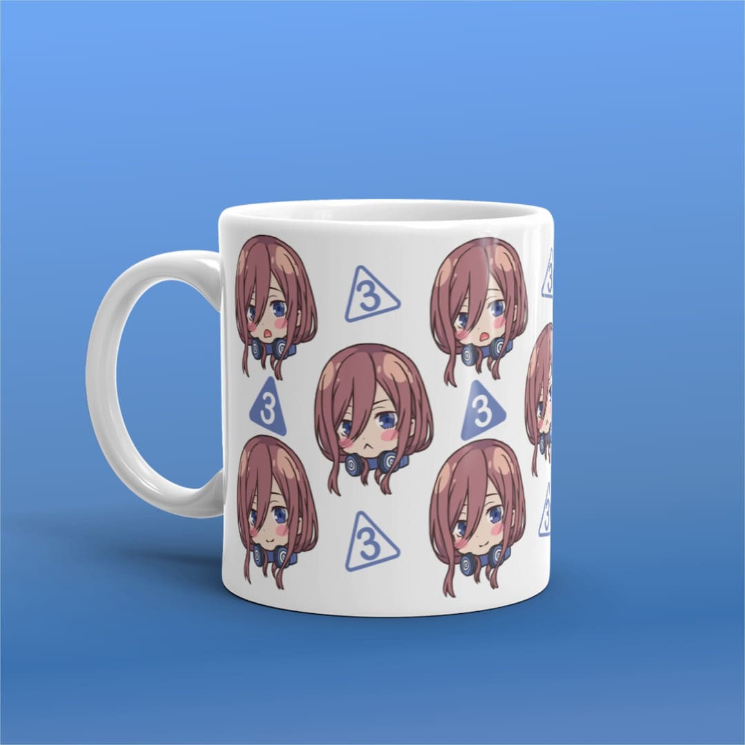 Chibi Miku Anime Mug, Kawaii Waifu, Cute Miku Manga Gift, Otaku Weebs ...