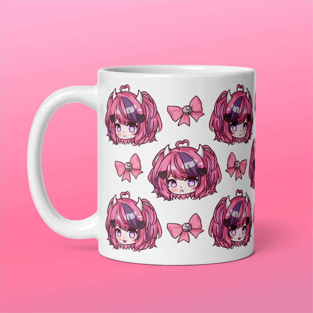 Cute Ironmouse Mug, Chibi Tungsten Rat, Kawaii Mousey Vshojo, Vtuber ...