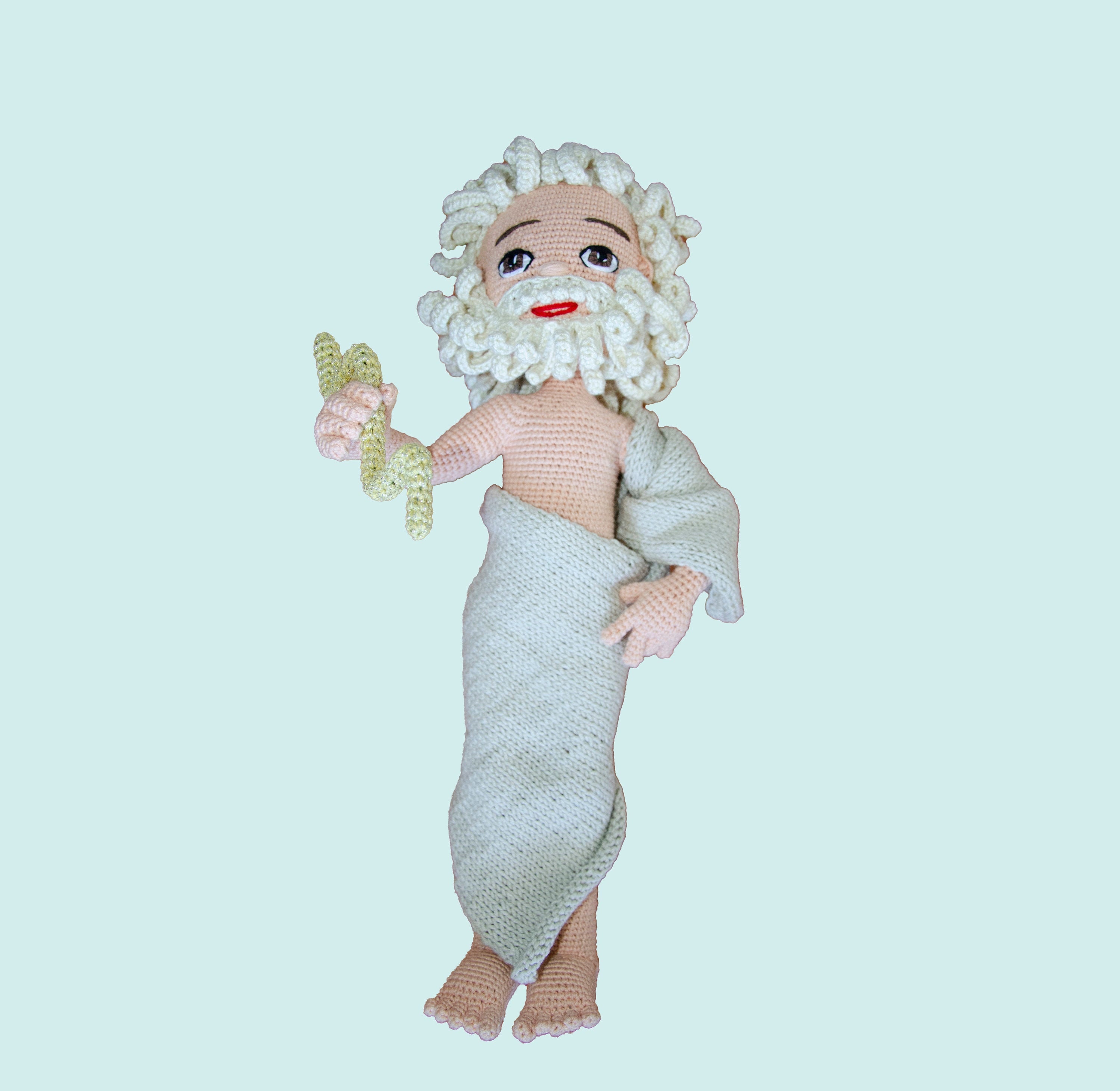 Zeus Crochet Doll Gods Crochet Patterns Greek Mythology Art | Etsy