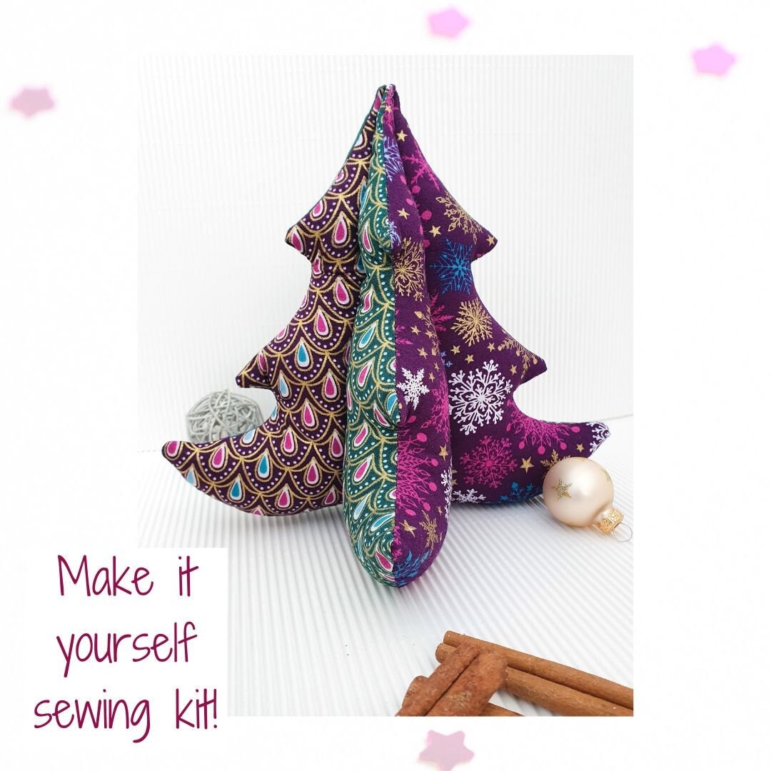 Plush 3D Christmas Tree DIY Sewing Kit | Christmas Decor Make It ...