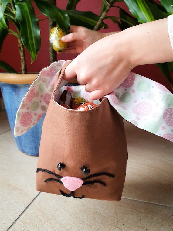 Easter Bunny Basket PDF Sewing Pattern Ebook Easter Eggs - Etsy