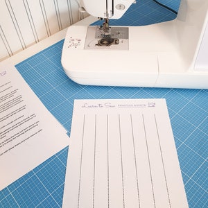 Learn to Sew Practice Sheets | Printable Sewing Practice Worksheets ...