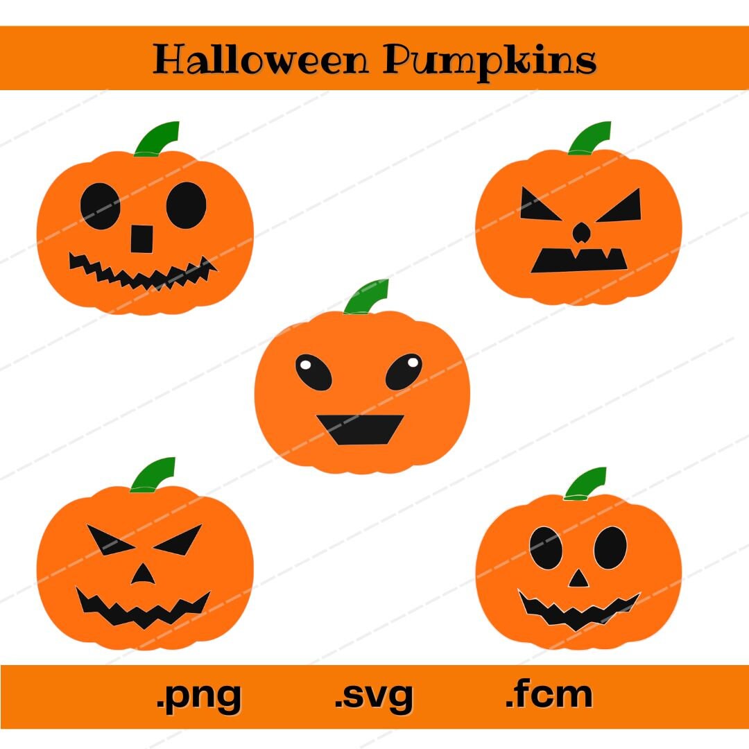 Halloween Digital Cut Files Bundle Witch Bats Spiders - Etsy