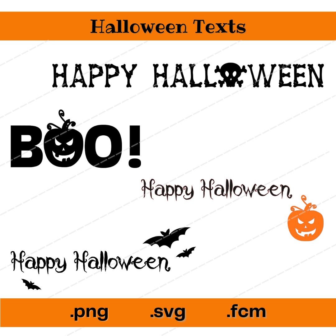 Halloween Digital Cut Files Bundle Witch Bats Spiders - Etsy