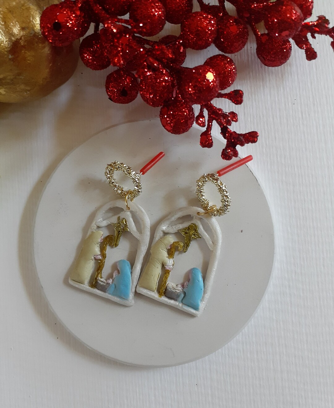 Nativity Hand-painted 2D - Etsy