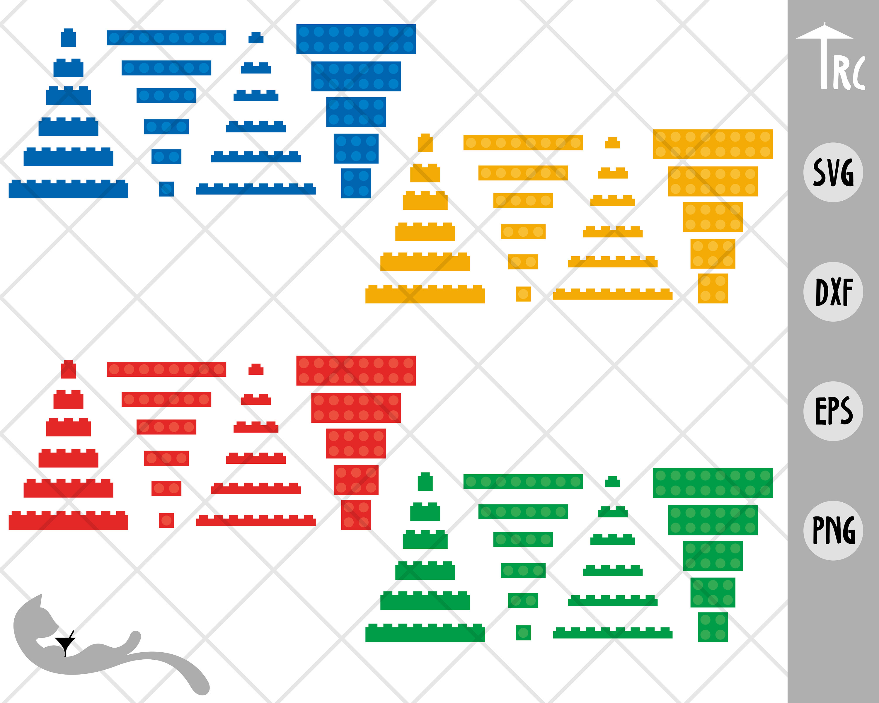 Blocks SVG. Big Variety! Bundle, Set. Cricut Cut Files, Silhouette ...