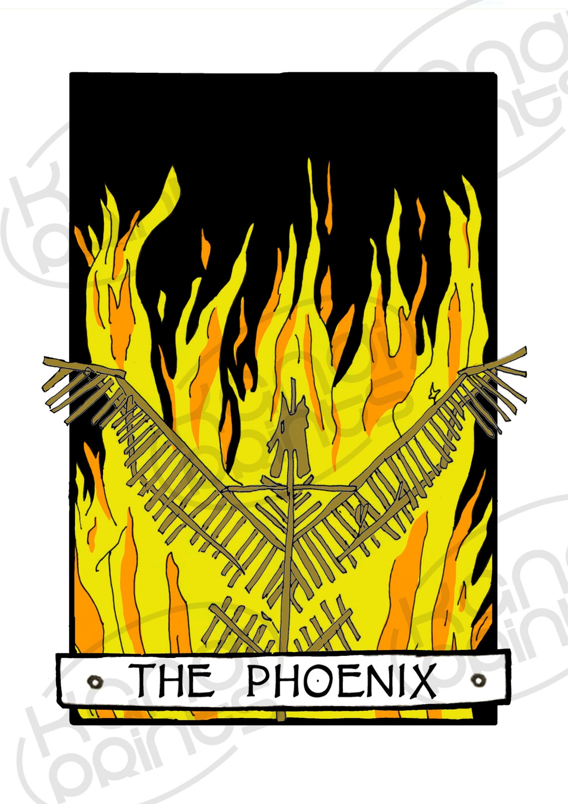 Le | Phoenix Cartes de tarot du festival de Glastonbury | Glastonbury ...