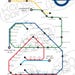 Chelsea Legends/eras Tube Map | A4 | Chelsea Print | Tube Map | Chelsea ...