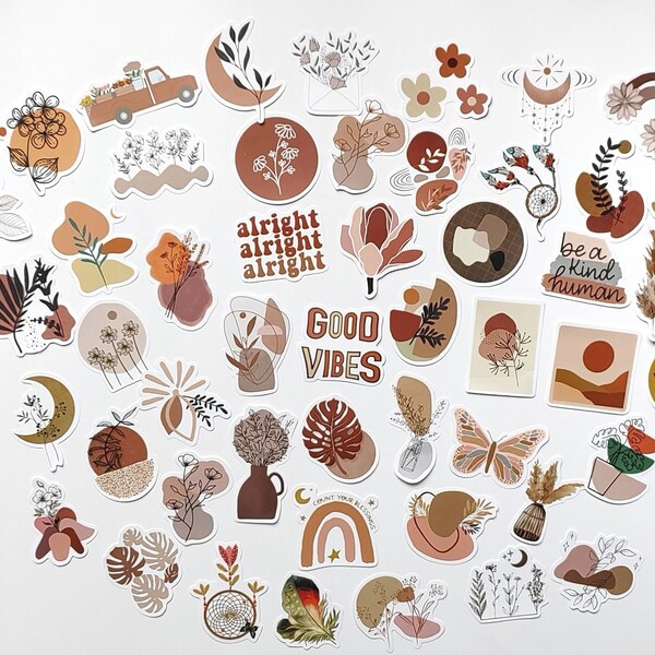 Boho Stickers - Etsy