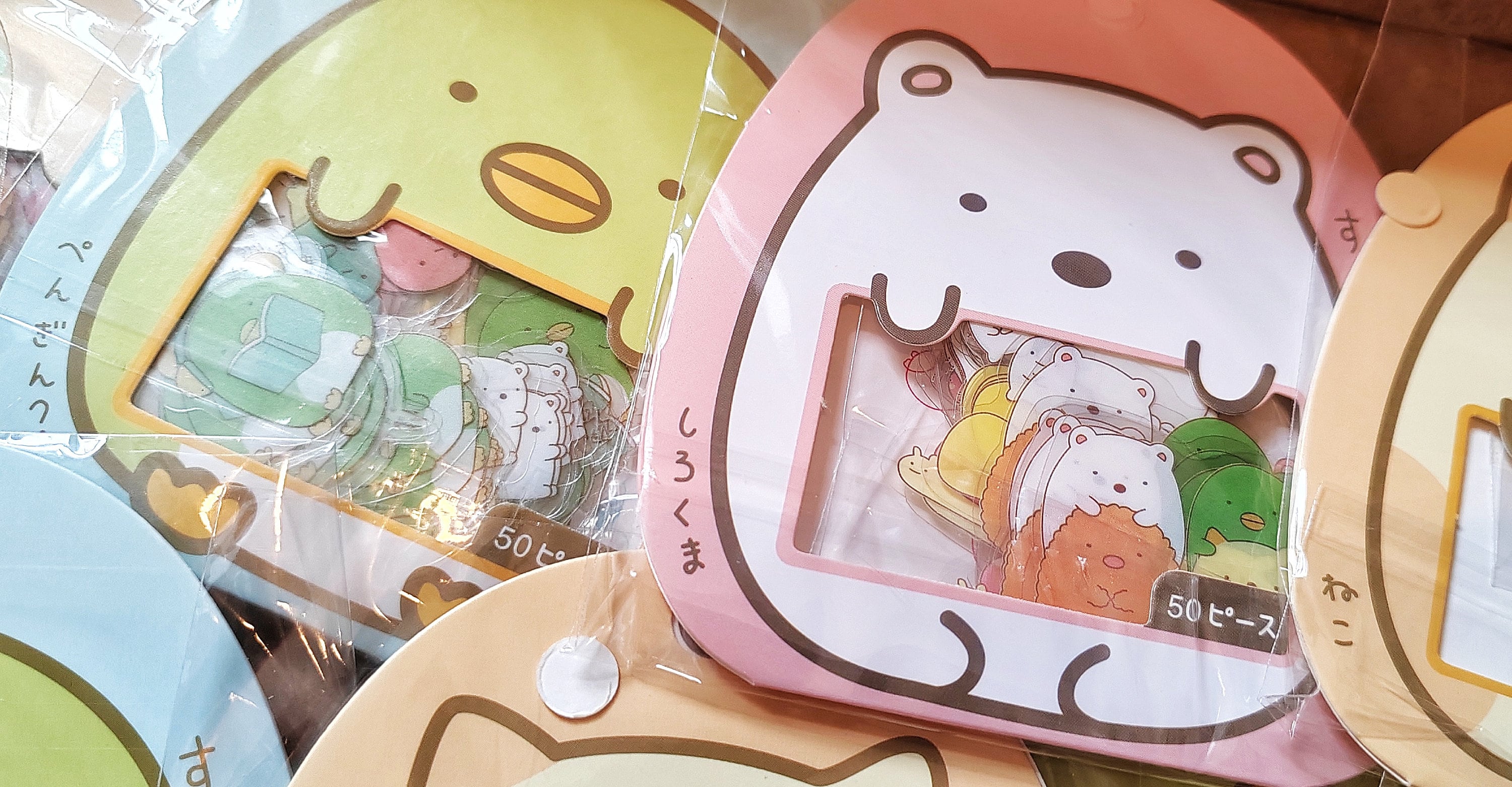 San-x Sumikko Gurashi Sticker Flakes,cute Animal Stickers, Japanese ...