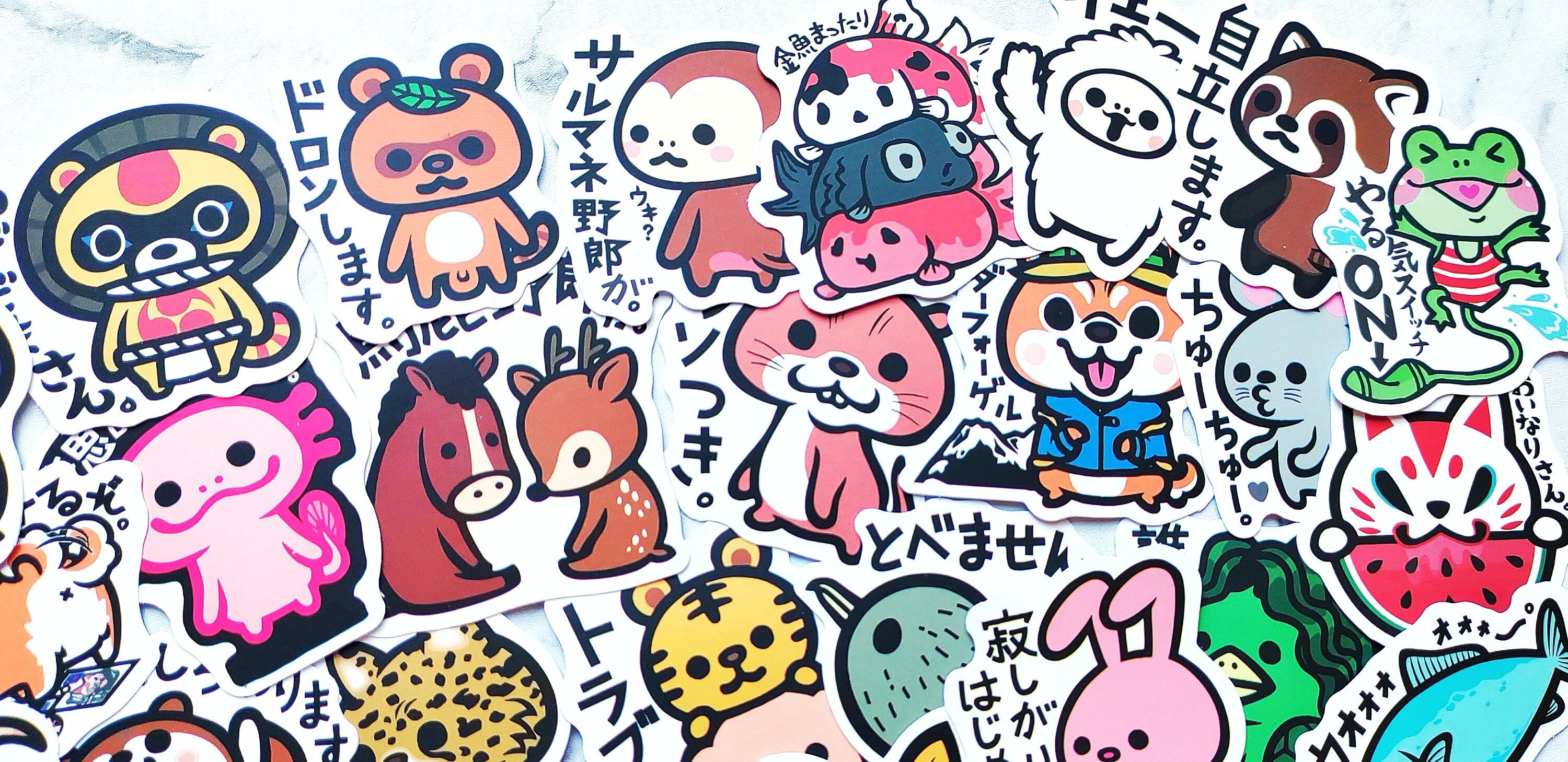 50 Pcs B-side Label Sticker Bundle,japanese Stickers,b Side Label,cute ...