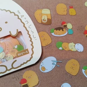 San-x Sumikko Gurashi Sticker Flakes,cute Animal Stickers, Japanese ...
