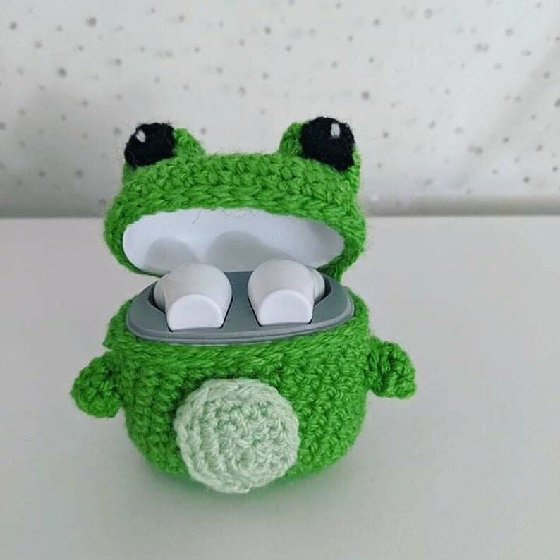Cute Airpod Case Frog Pig Axolotl Crochet Apple Airpods Cover - Etsy