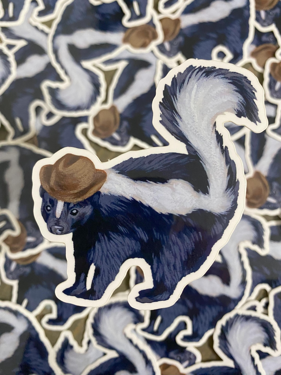 Cowboy Skunk Sticker - Etsy