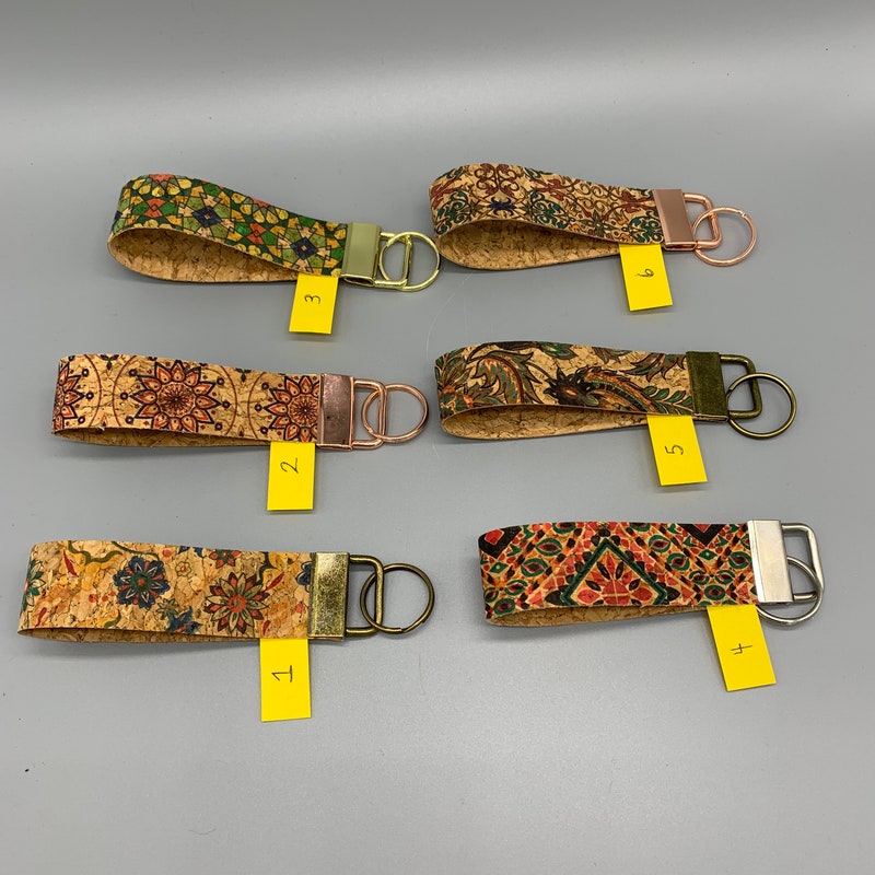 Cork Key Chain - Etsy