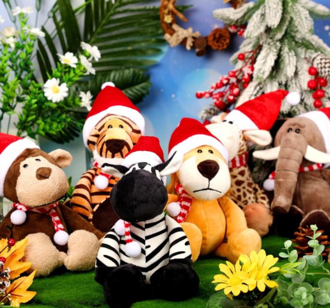 Christmas Zoo Animals - Etsy